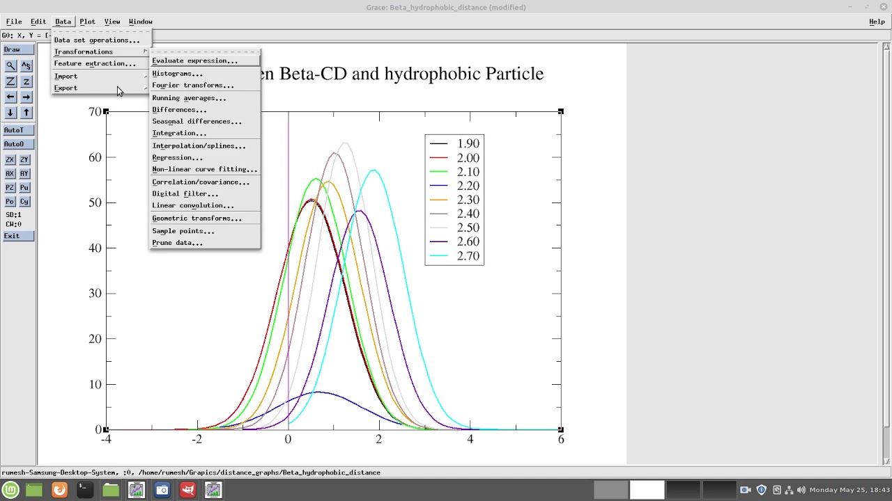 Xmgrace- adding separator on given point in X or Y axis-Easy Way - YouTube