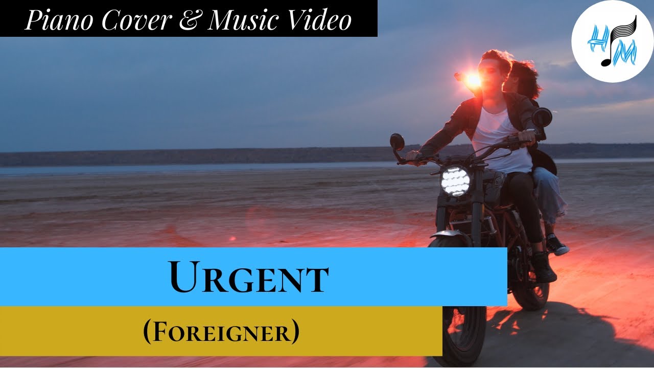"Urgent" Piano Cover and Music Video (Foreigner) + SHEET MUSIC LINK ...