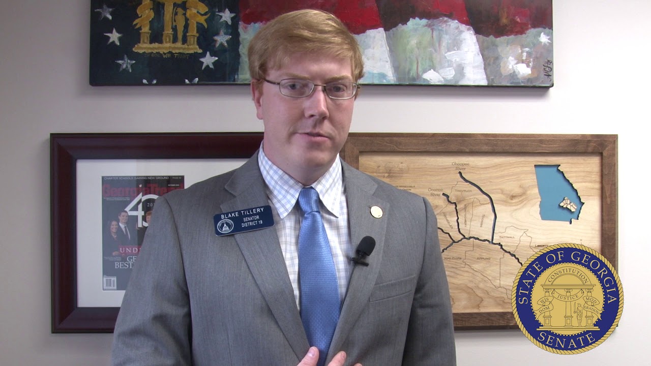 Sen. Blake Tillery Senate Minute Week 3 - YouTube