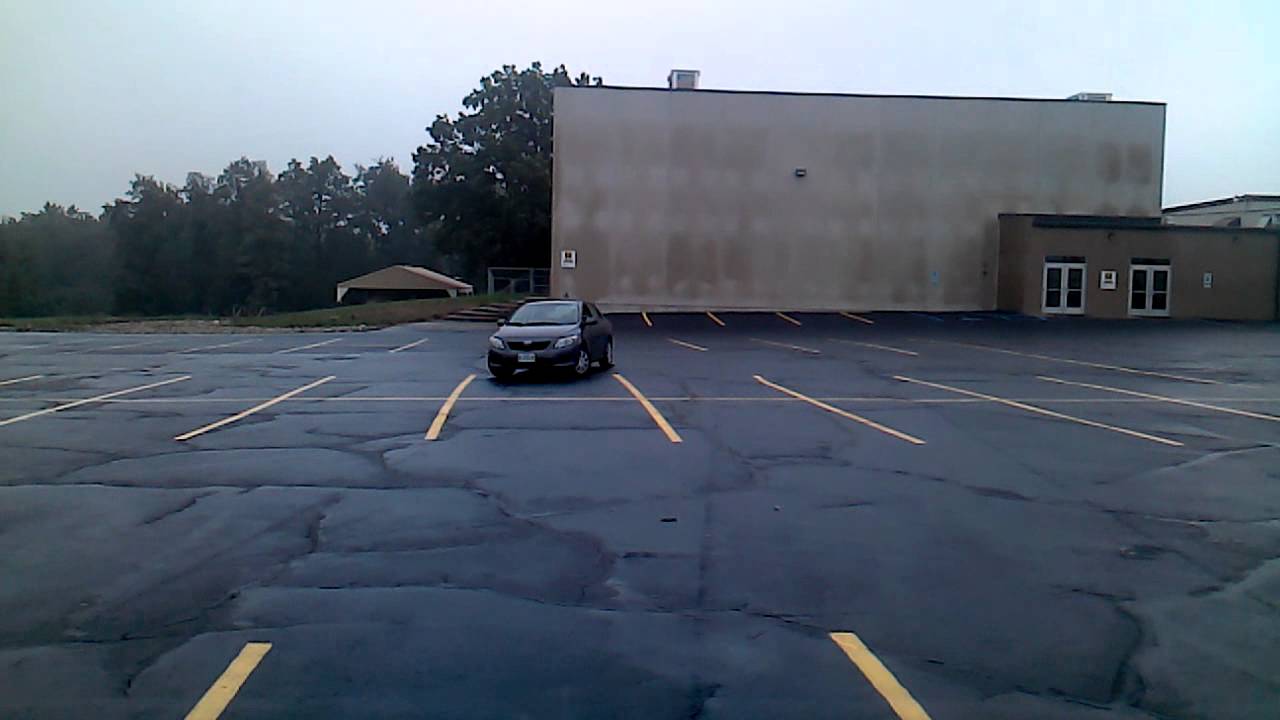 Drifting a front wheel drive car on trays - YouTube