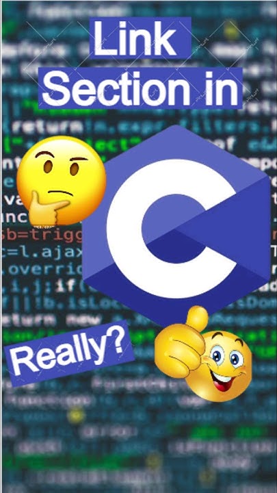Link Section in C programming #education #cbasicsforbeginners #ccode #basicc - YouTube
