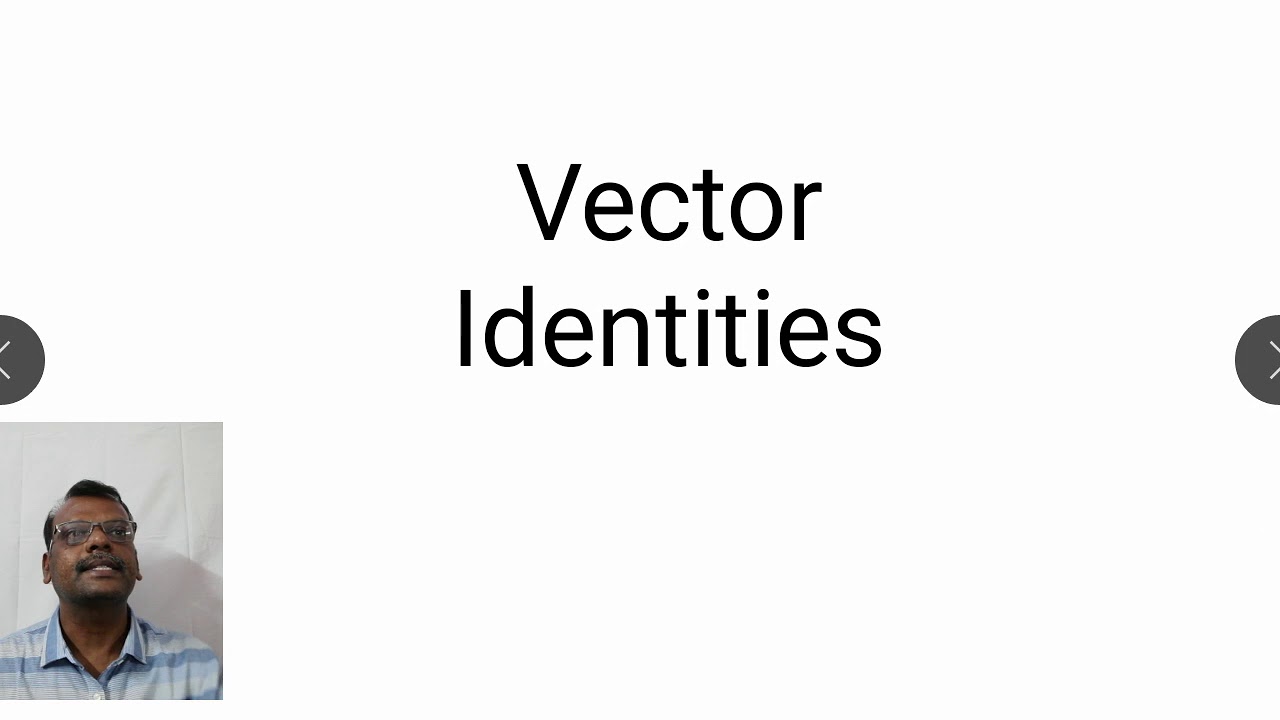 Vector identities - YouTube