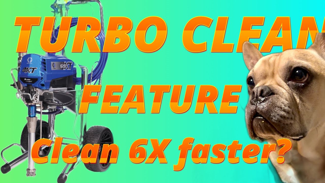 Clean your paint sprayer fast with the new turbo clean - YouTube