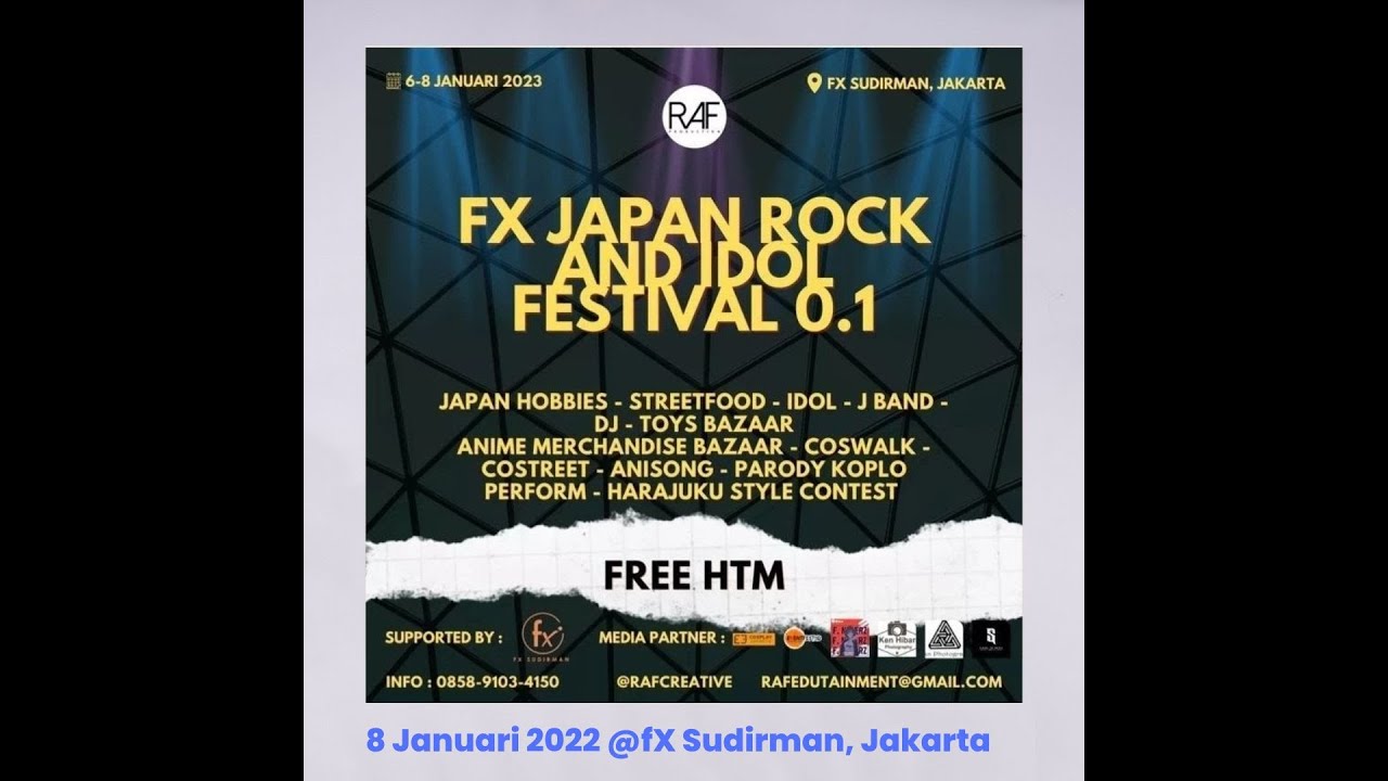 Fx JAPAN ROCK & IDOL FESTIVAL - YouTube