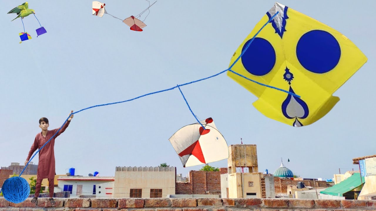 5 Kite Catch With New Trick||Types Of Patang Baz|| - YouTube