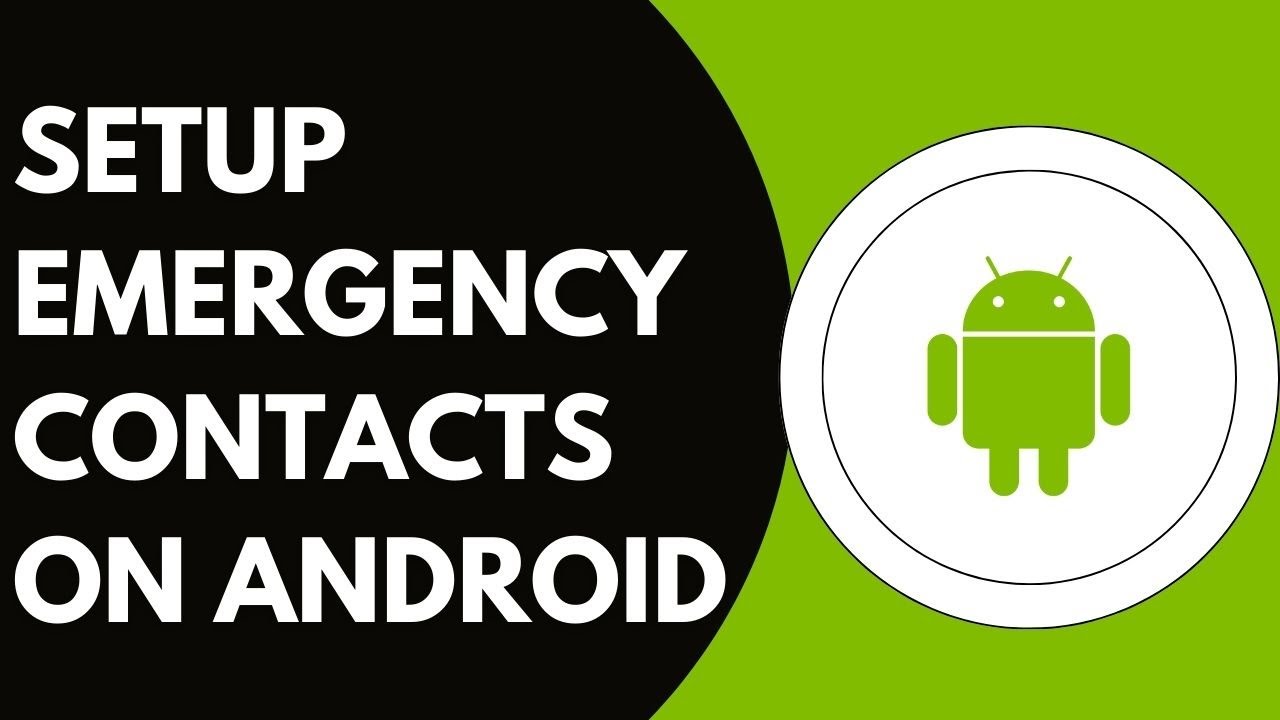 How To Setup Emergency Contacts On The Android - YouTube