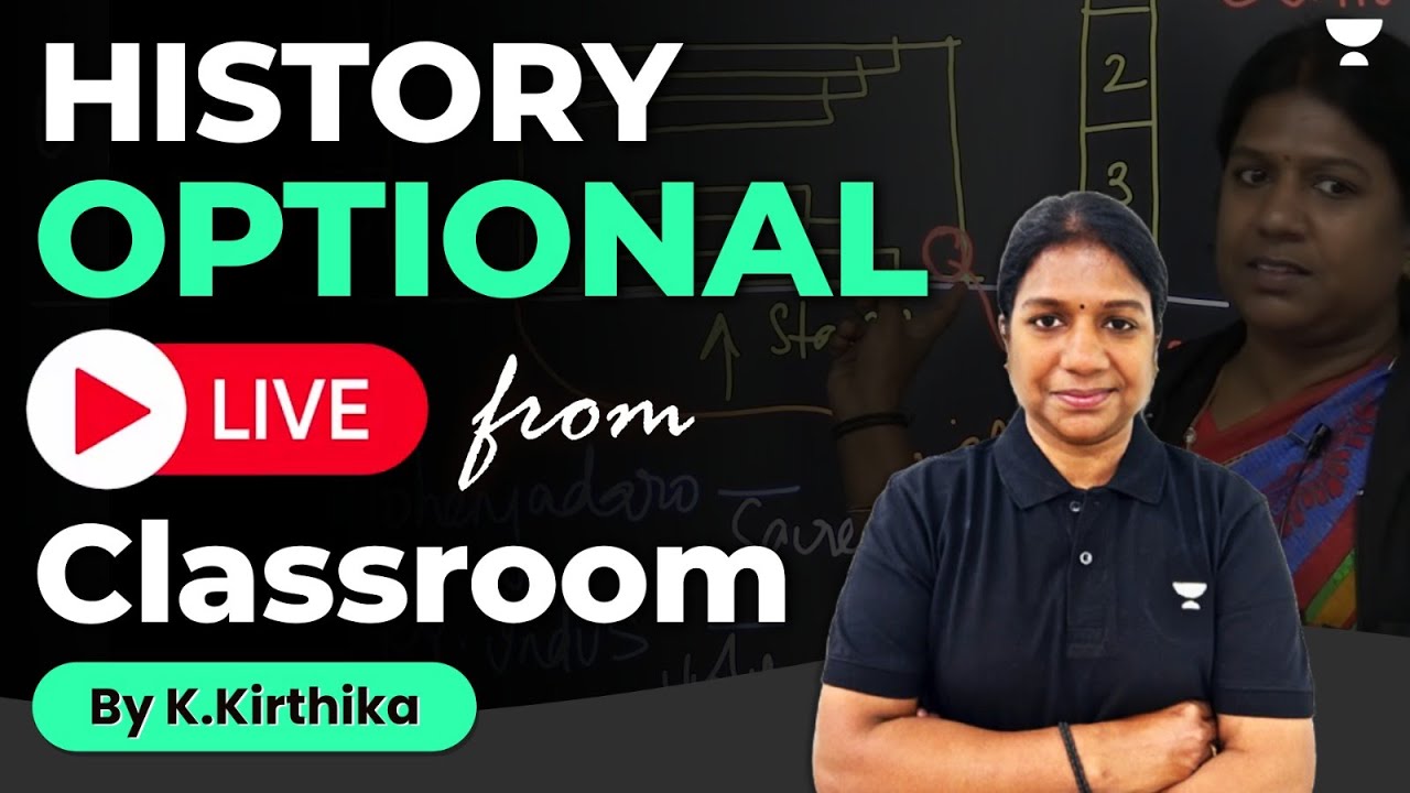 History Optional Foundation | Introduction & Orientation | K. Kirthika Ma'am - YouTube