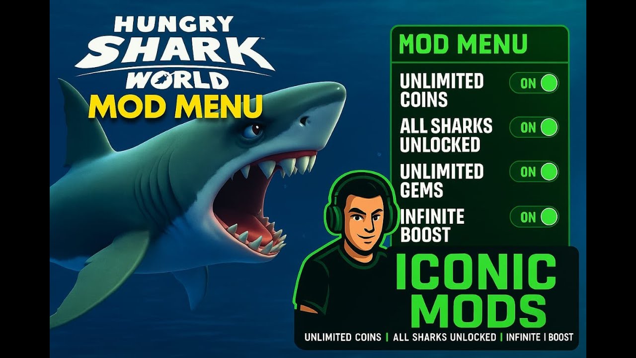 Hungry Shark World | Version 7.2.3 | Mod Menu - YouTube