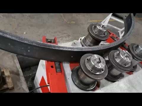 Beam Rolling, H And I BEAM BENDING MACHINE,【channel bending】 - YouTube