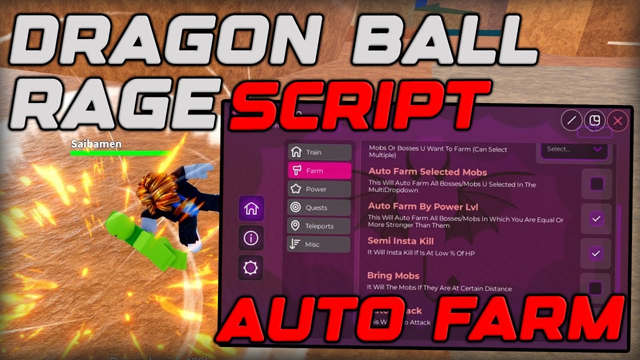 [🌟UPDATE] Dragon Ball Rage Script Gui Auto Farm, Kill Aura & Max Stats ...