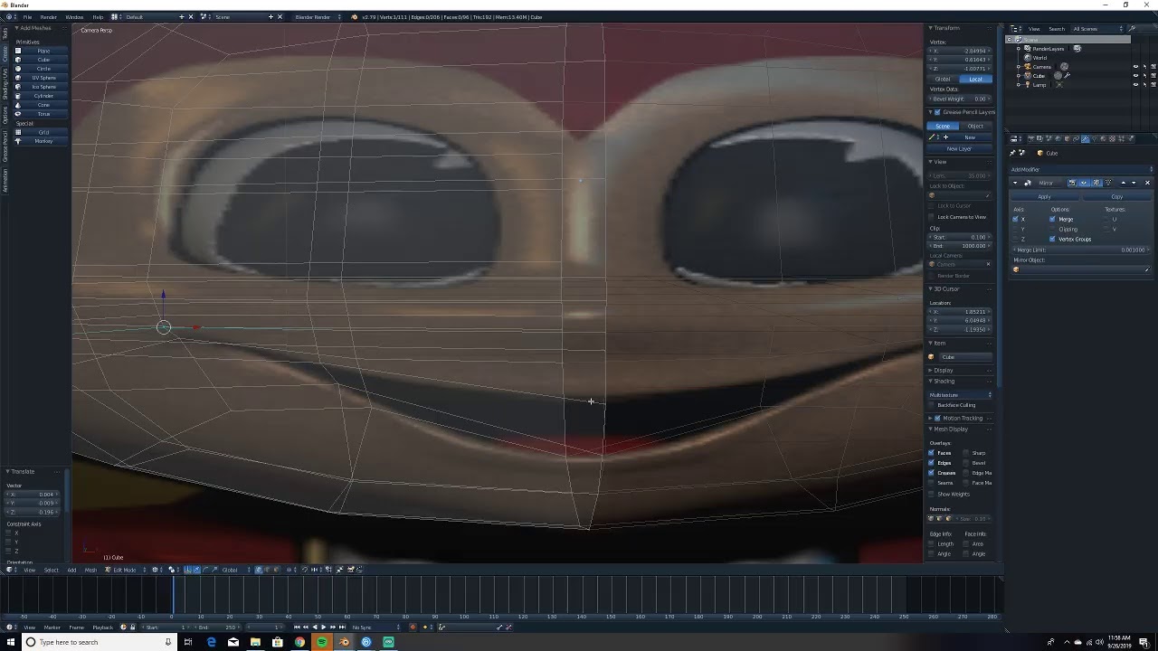 Jollibee fnaf fanmade game blender modling - YouTube