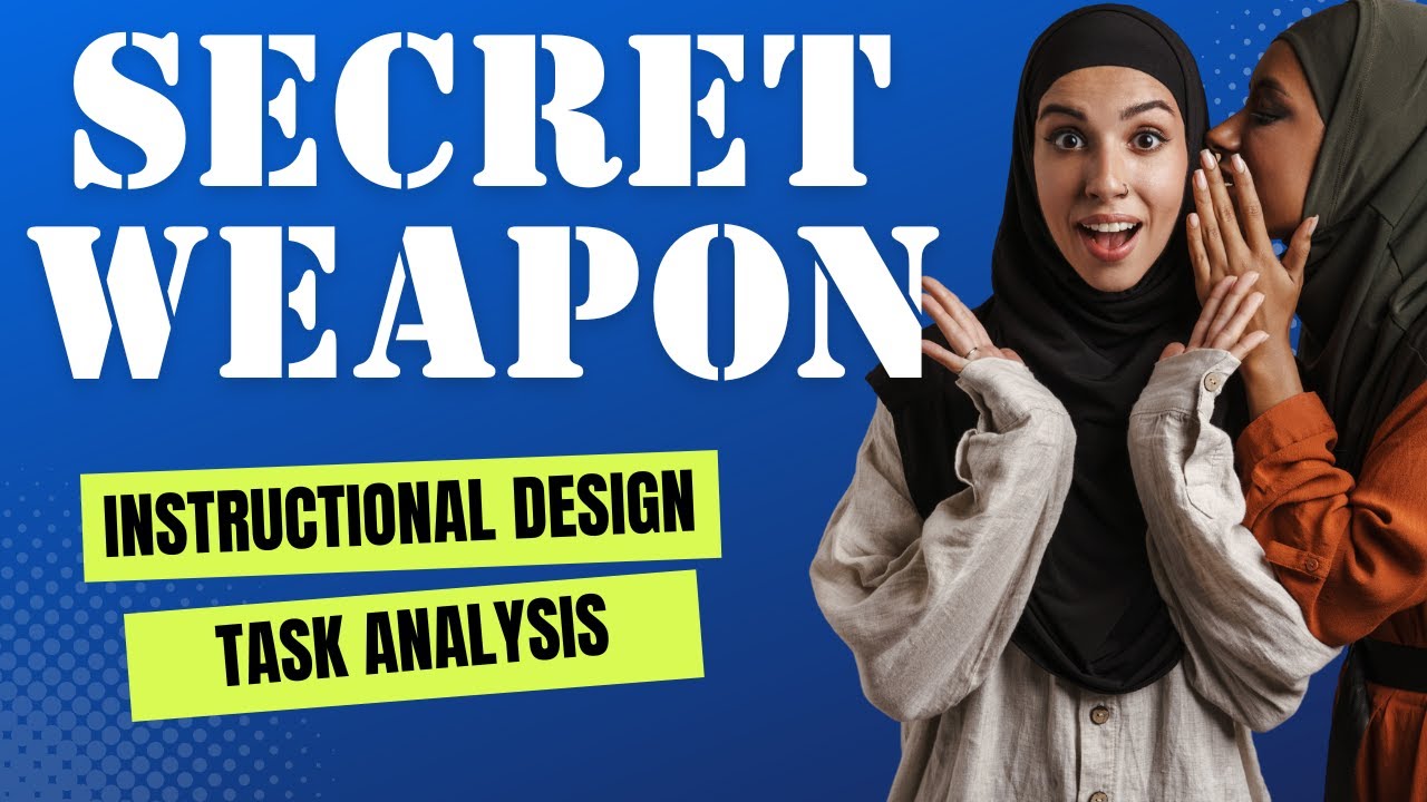 Task Analysis for Instructional Design - YouTube