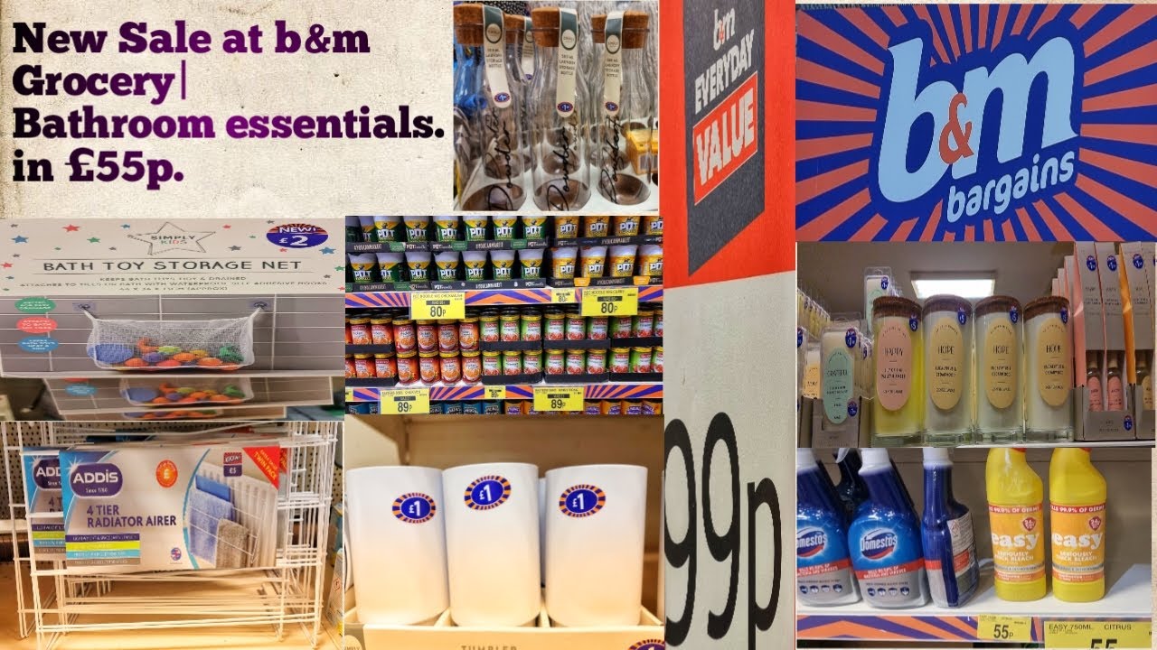 Save Big Money with ASMR Shopping at the New B&M Sale | Bathroom ...