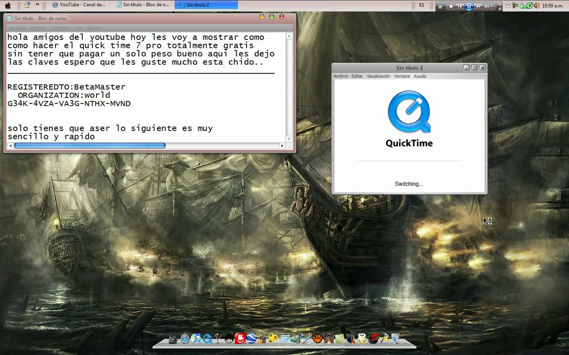 quicktime 7 pro - YouTube