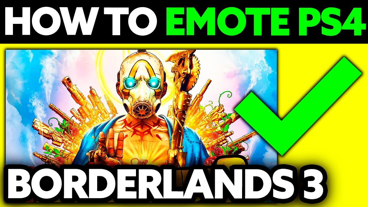 How To Emote in Borderlands 3 PS4 (2025) - Step by Step - YouTube
