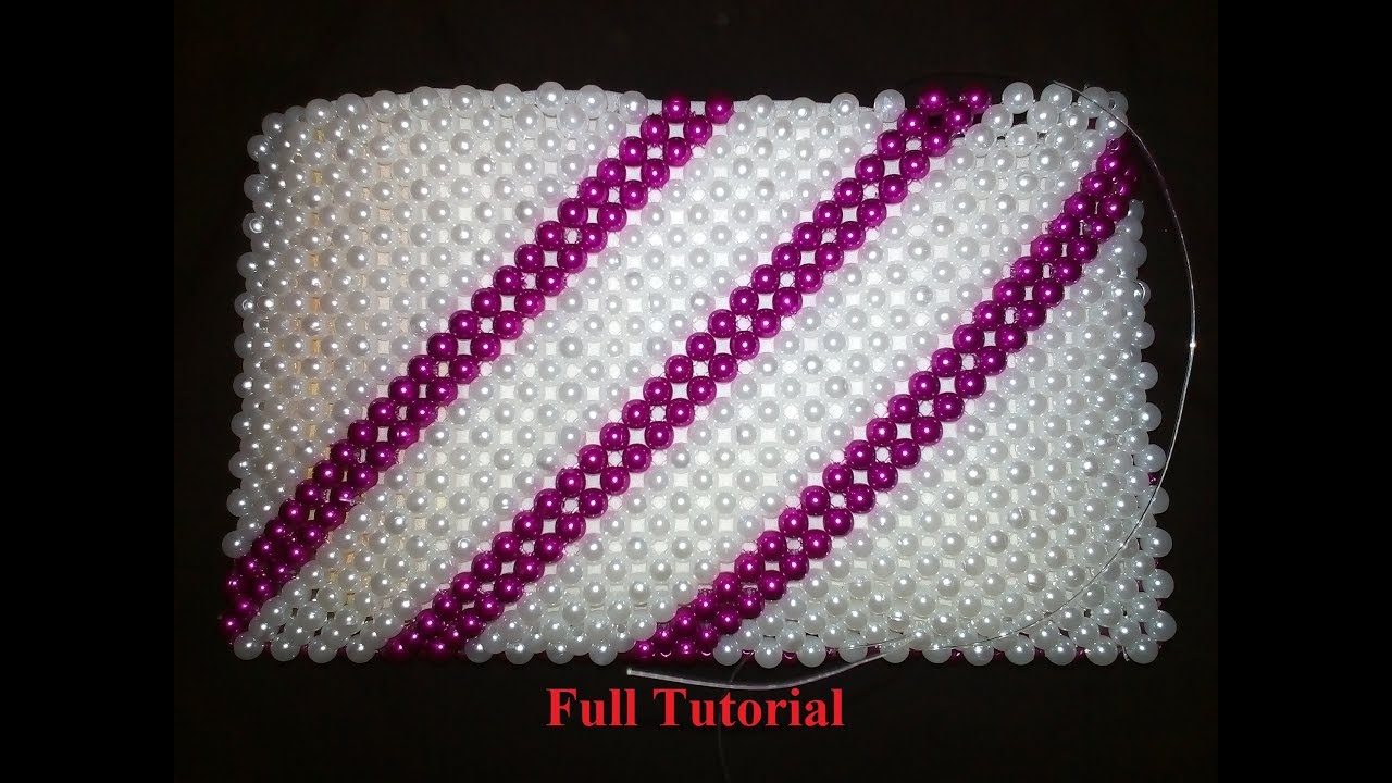 How to Make beads Bag Full Tutorial/ Putir Bag / Putir Purse / পুতির ...