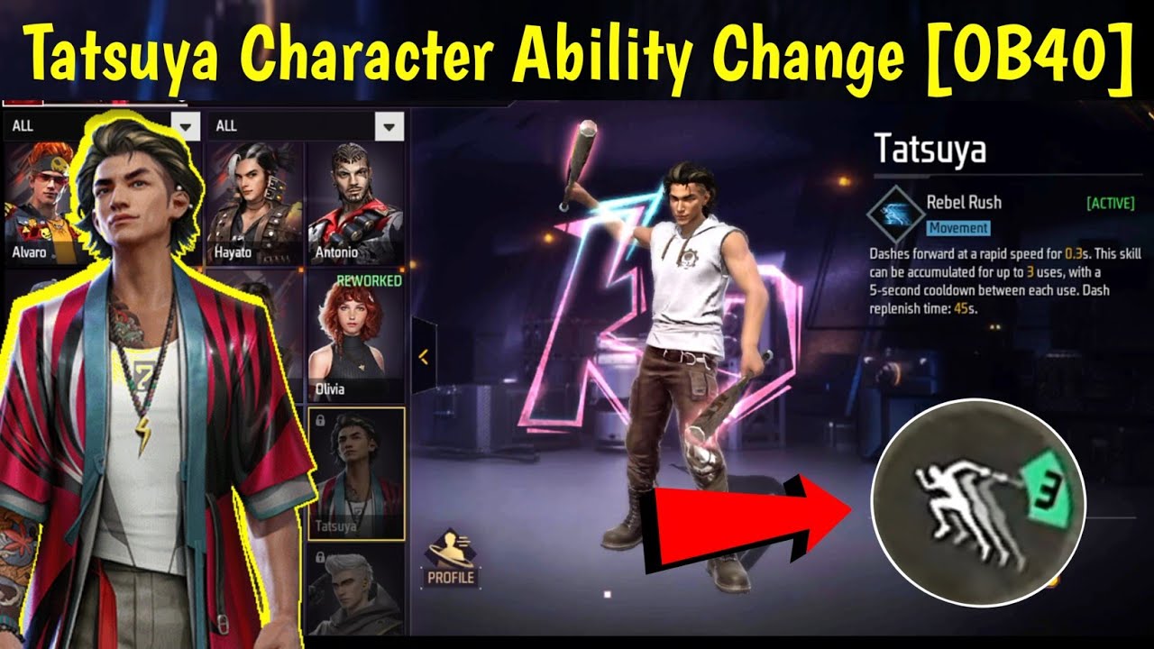 After Update Tatsuya Character Ability | Tatsuya Character Ability ...
