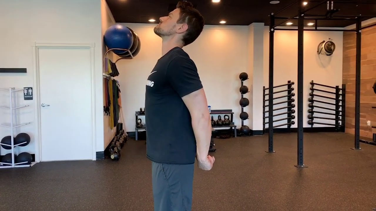 Dynamic Chest Stretch - YouTube