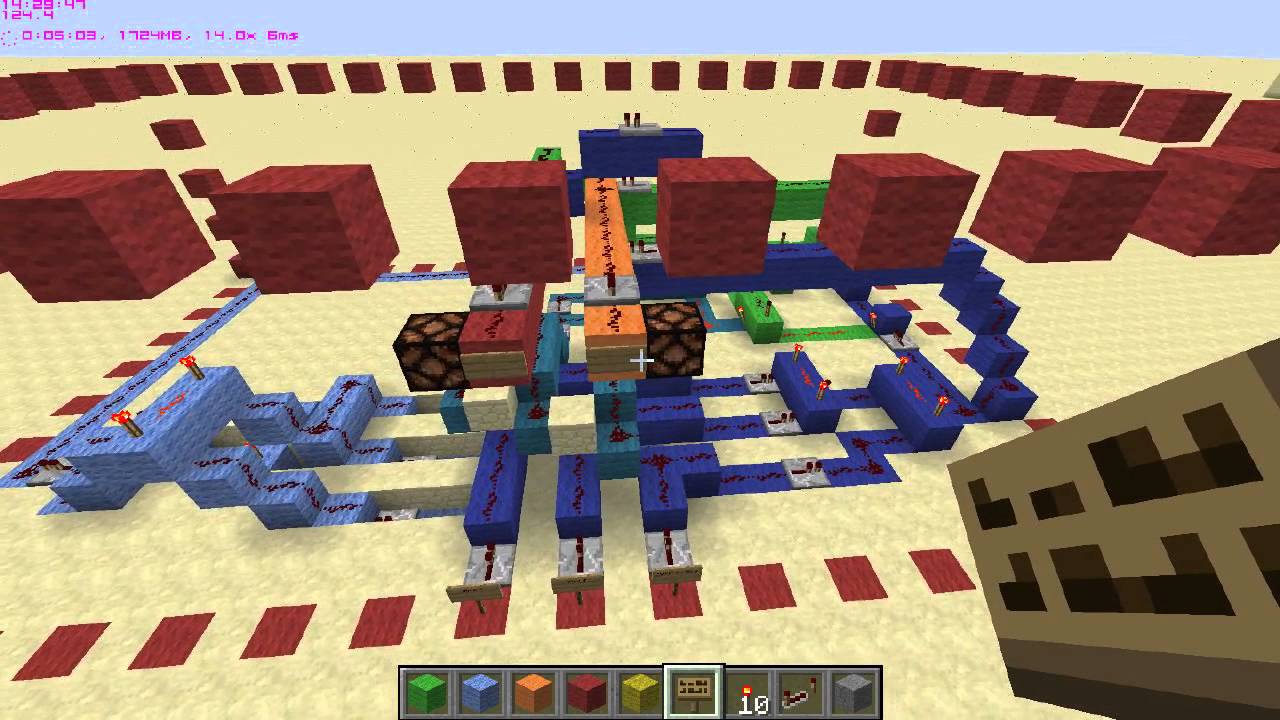 Minecraft Addition Machine - YouTube