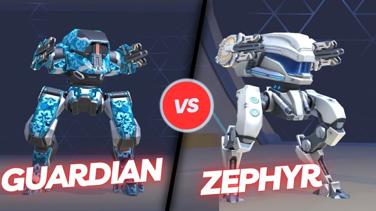 GUARDIAN VS ZEPHYR Battle#mech arena#gaming#techno gamerz - YouTube