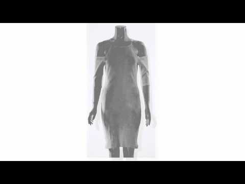 Wholesale Women Shoulder Cutout Rib Bodycon Dress White SM-ML