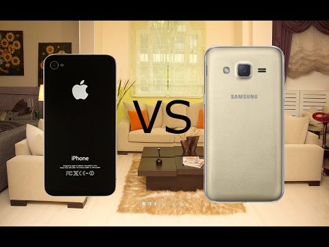 Epic Iphone 4S VS Samsung J2