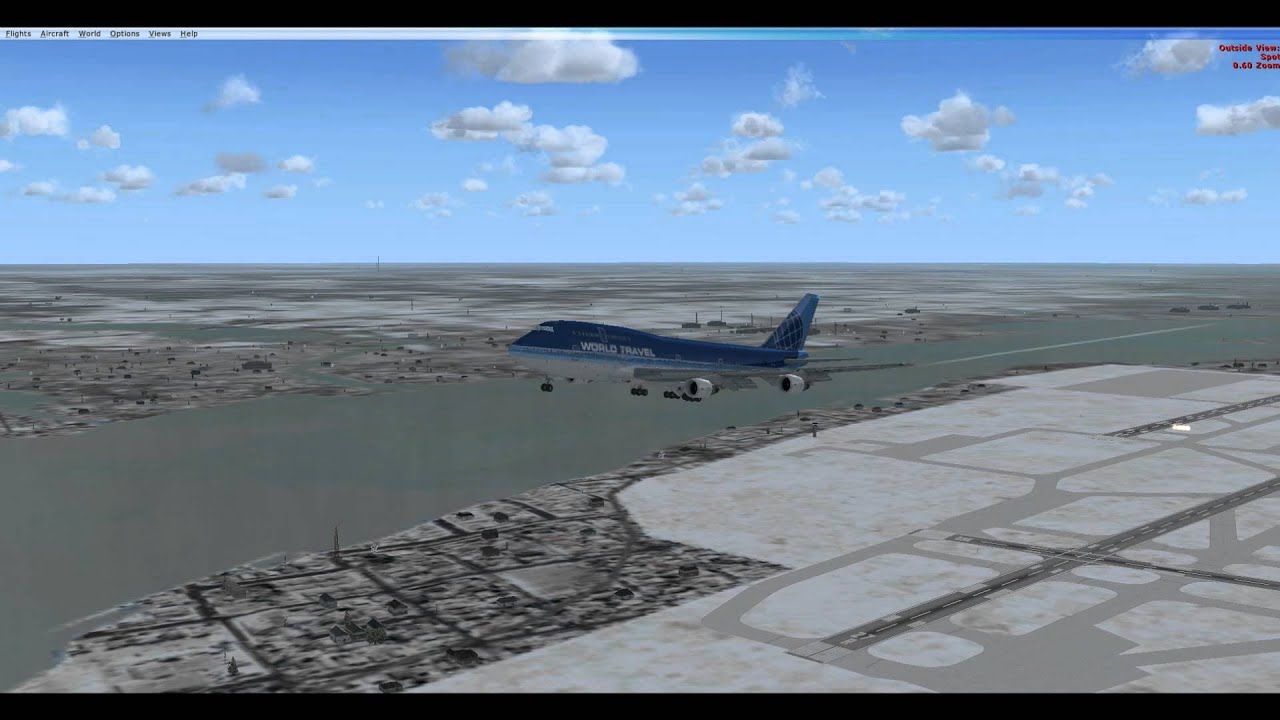 747 Slow Flying with flaps in 200 mph headwind - YouTube