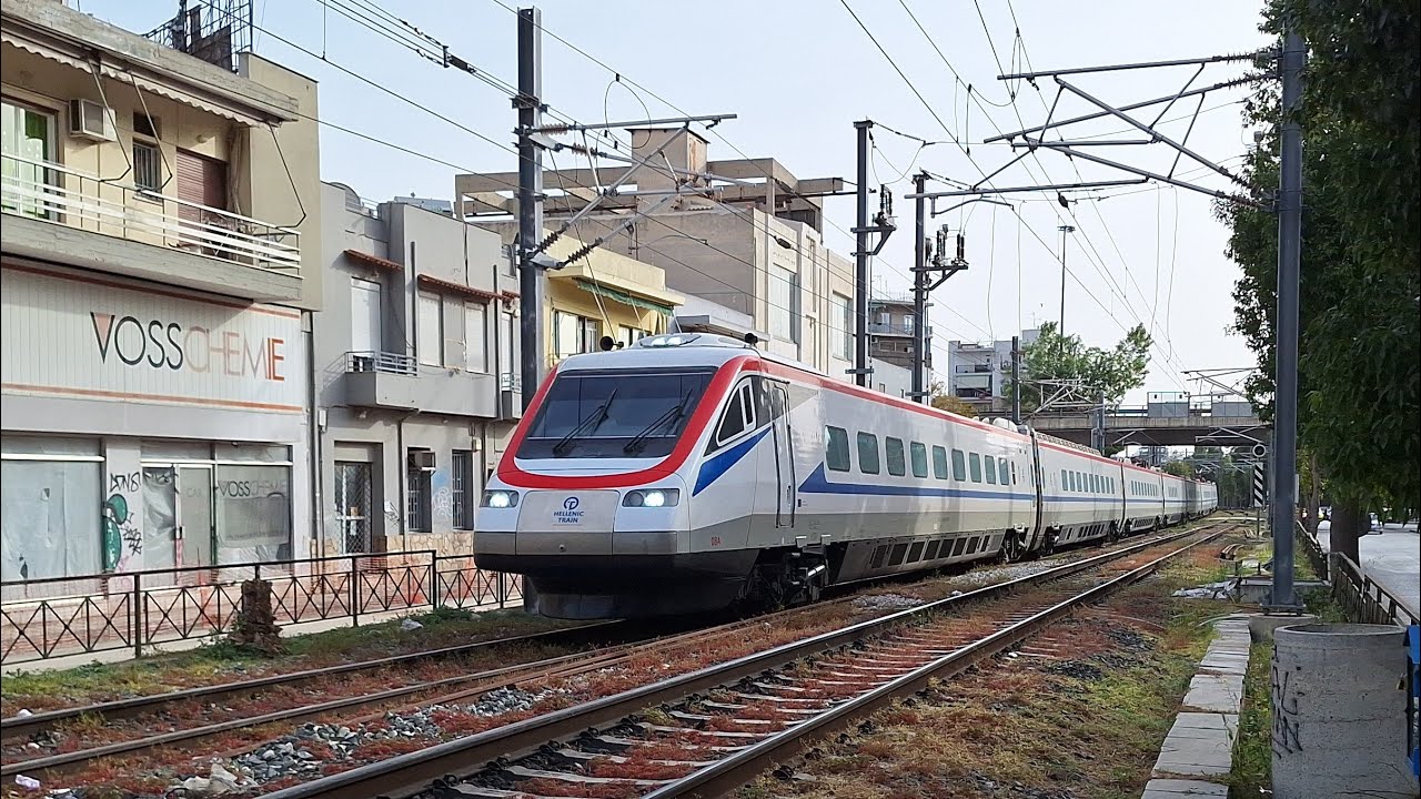 Trenes en Atenas (Grecia) (2). Trains in Athens (Greece) (2) - YouTube