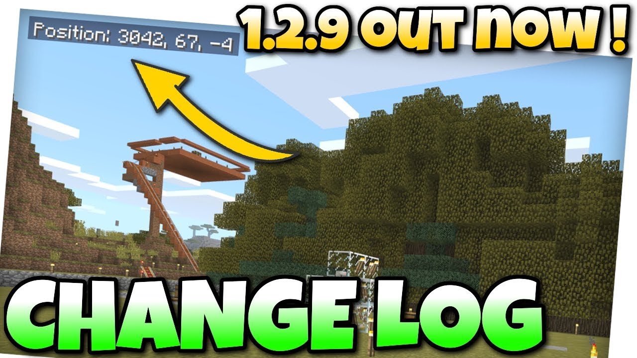 Minecraft 1.2.9 Update - OUT NOW ! Changelog - Bedrock [ Xbox / MCPE ...