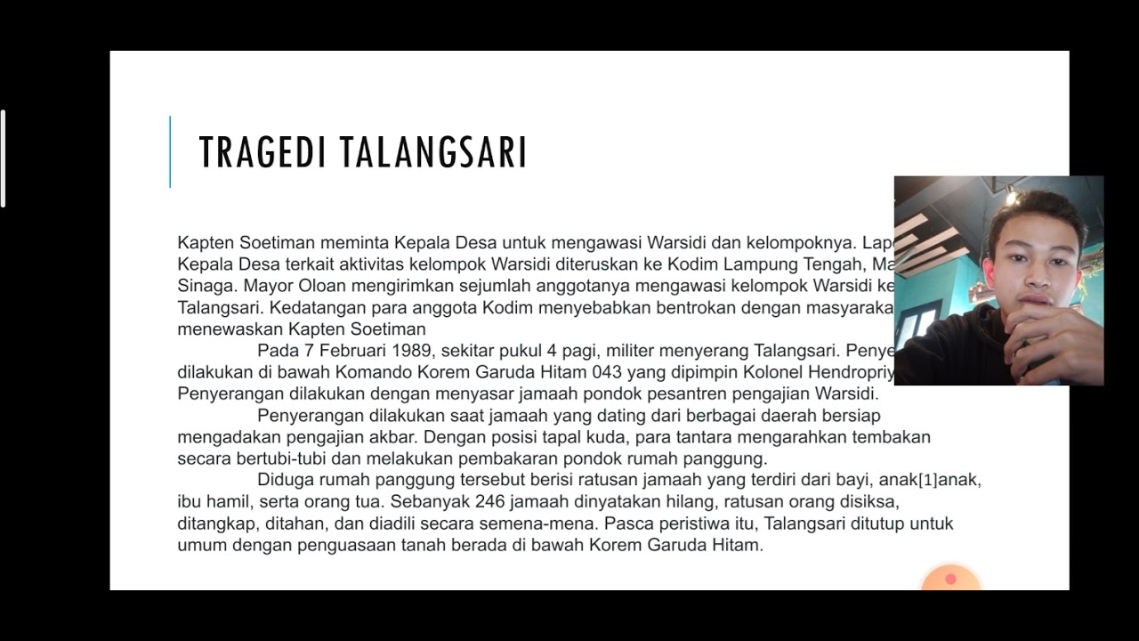 peristiwa talangsari - YouTube