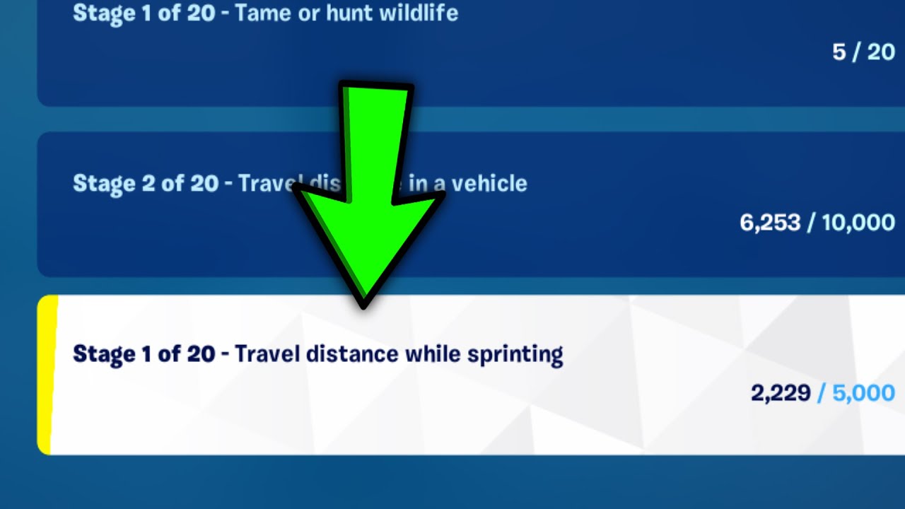 Stage 1 of 20 - Travel distance while sprinting - YouTube