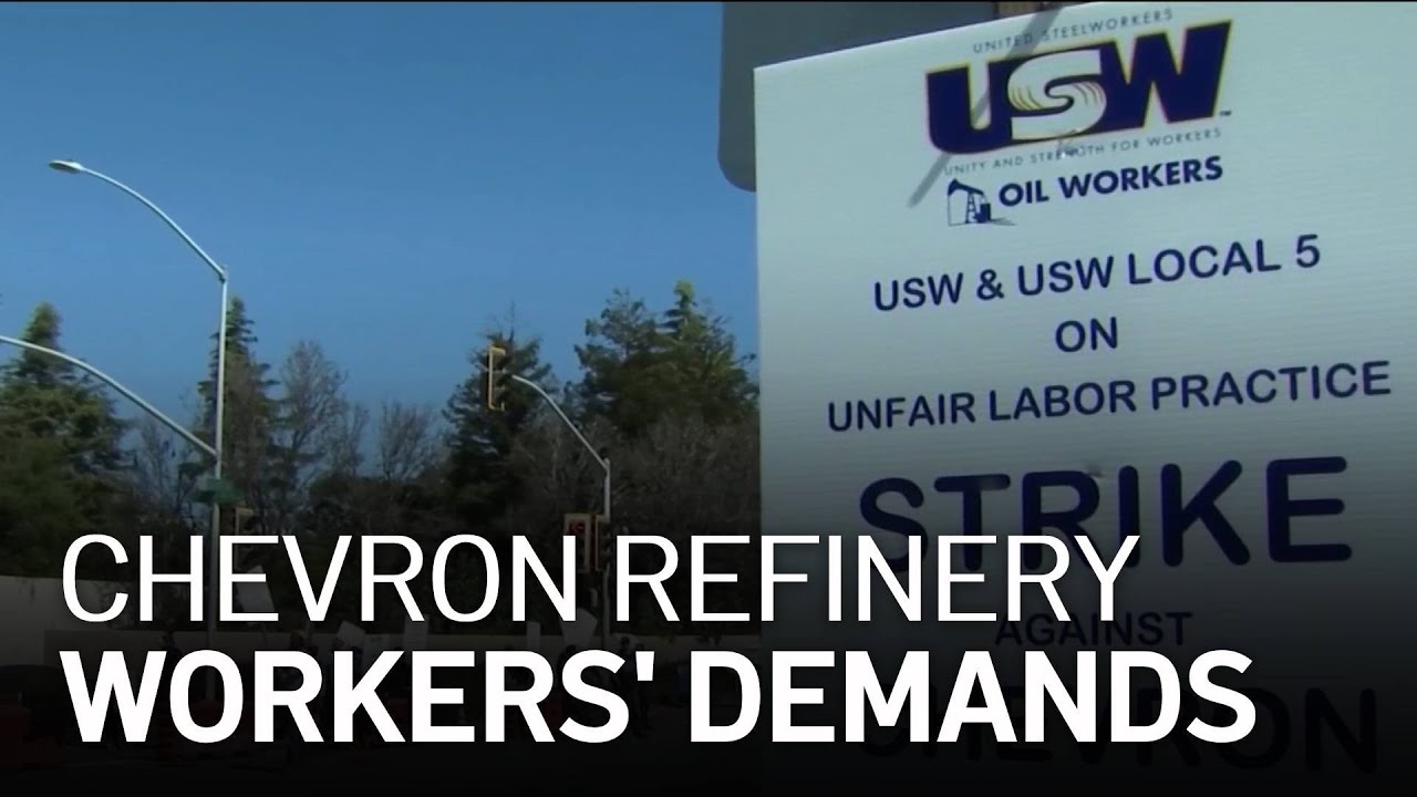 Chevron Refinery Workers on Strike - YouTube