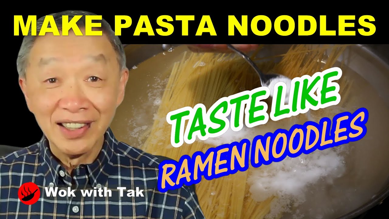 How to make pasta noodles to taste like ramen noodles by using baking ...