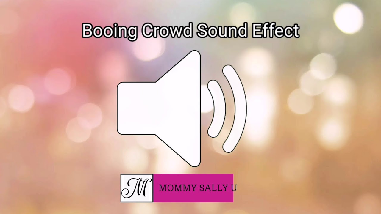Booing Crowd Sound Effect - YouTube