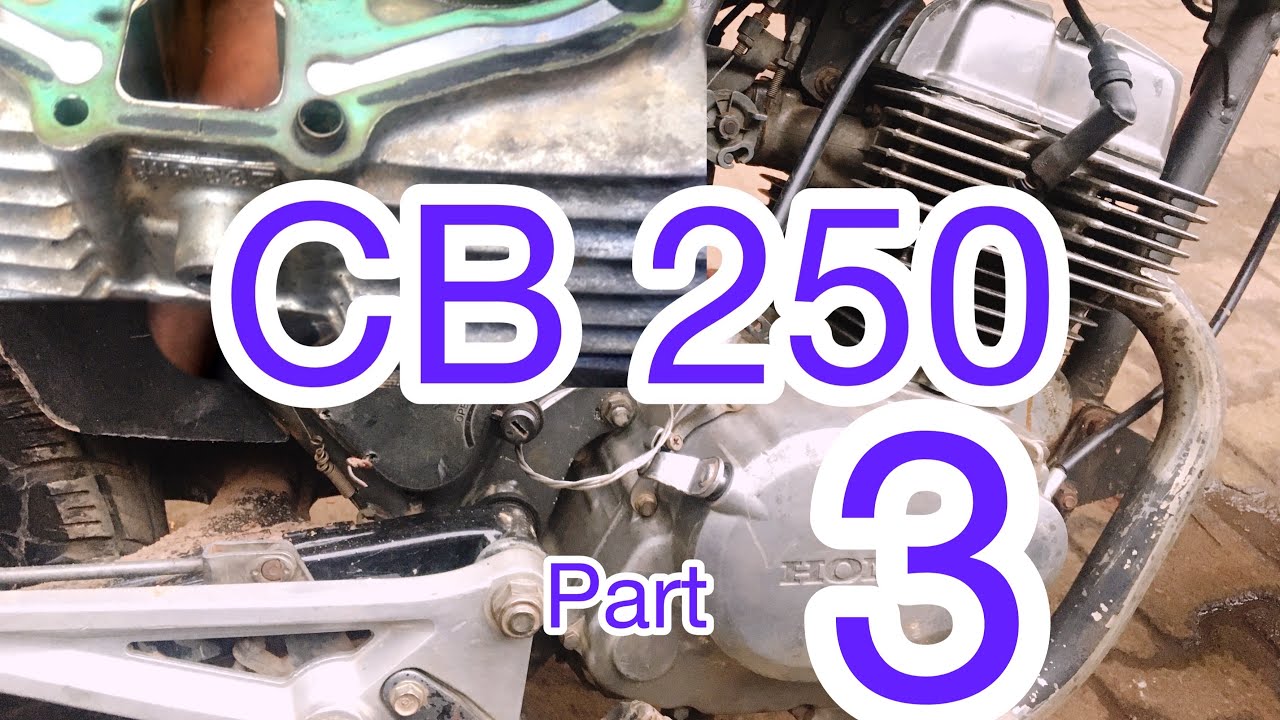 Engine rebuild / Honda CB 250 - engine top end assembly part 3 - YouTube