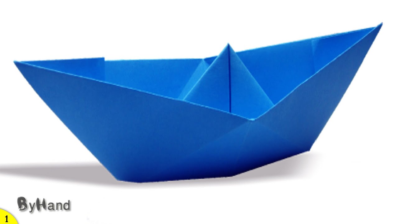 How to make AWESOME ORIGAMI BOAT THAT FLOAT! - YouTube