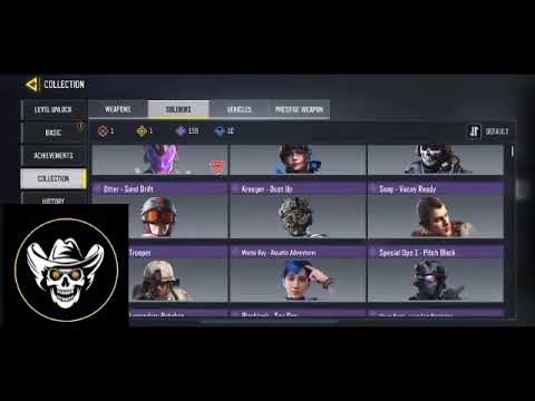 10cp ROZE SKIN ACCOUNT CODM!!! - YouTube