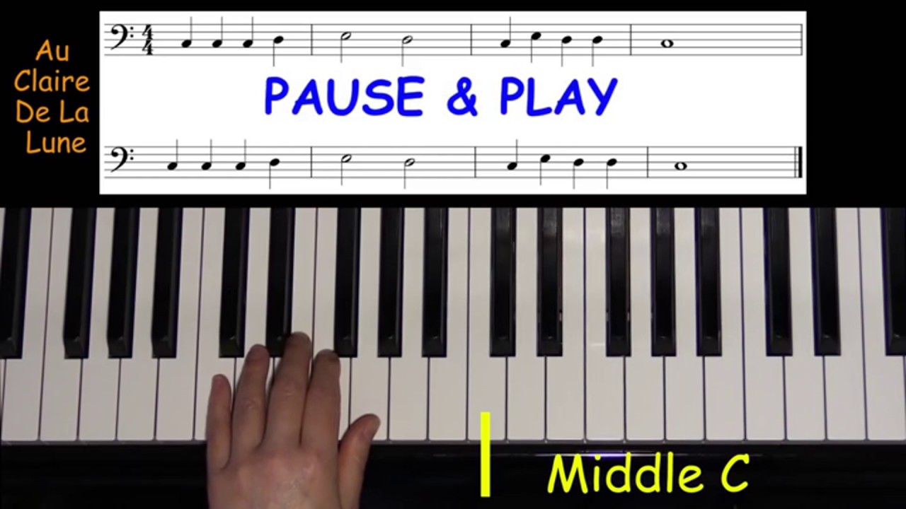 Piano Lesson 6 - Left Hand Tunes - YouTube