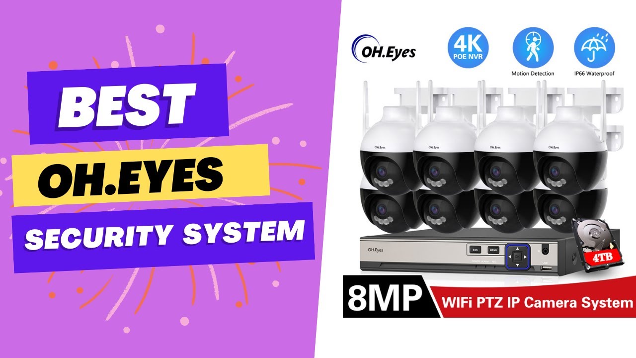 OH EYES 4K WIFI PTZ CCTV Camera Security System Kit - YouTube