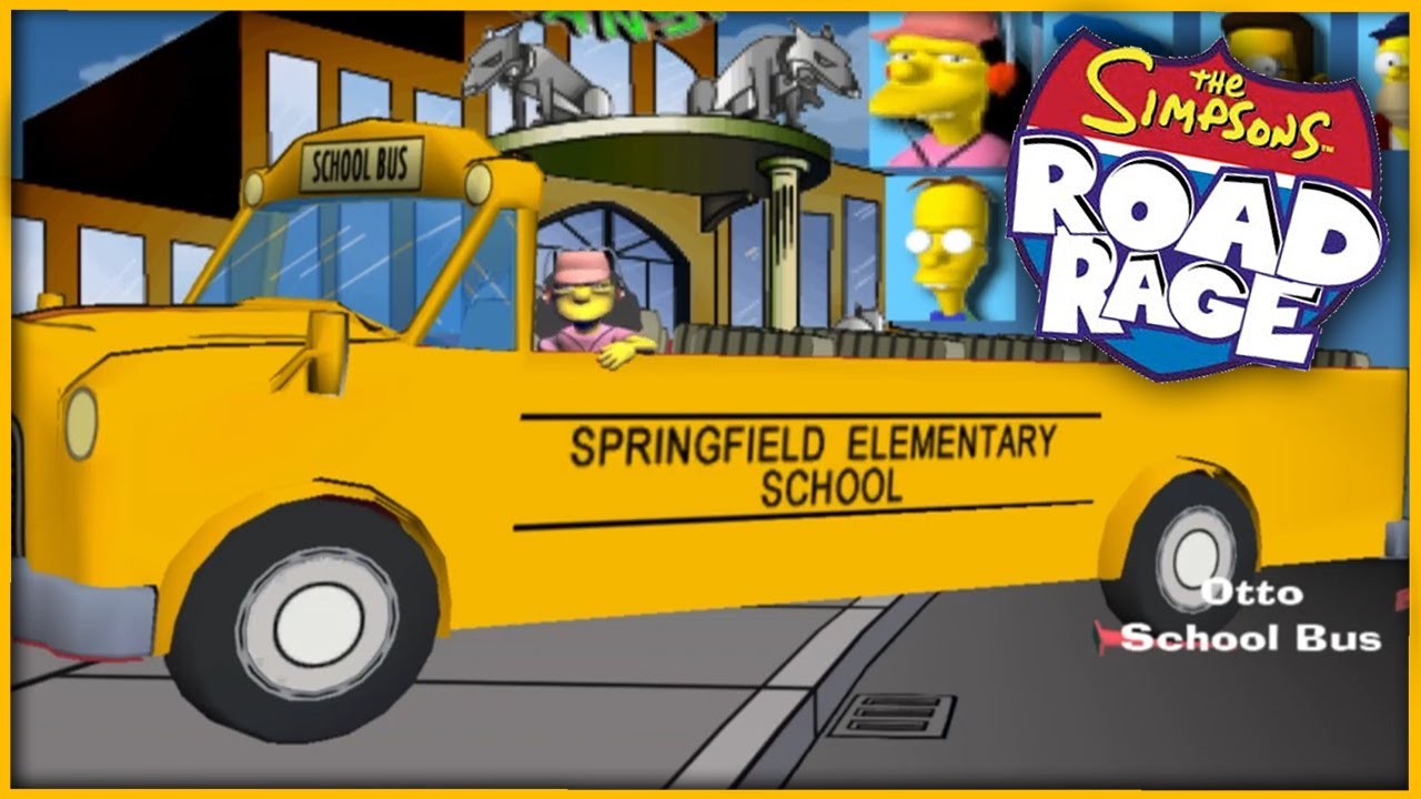Simpsons: Road Rage (XBOX) | Otto | 100% Playthrough (No Commentary ...