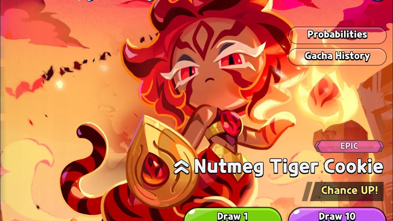 [CookieRun: Kingdom] Gacha Nutmeg Tiger Cookie (mobile) - YouTube