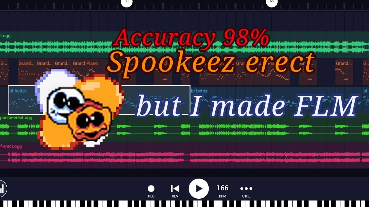 Spookeez erect but I made FLM [Accuracy 98%] - FNF - YouTube