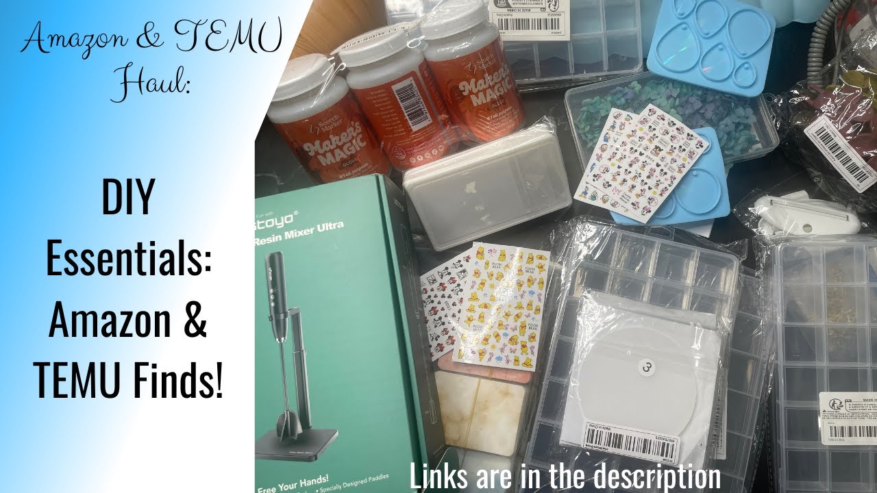Amazon & TEMU Haul: Resin Tools & Jewelry Making Essentials | Amazon ...