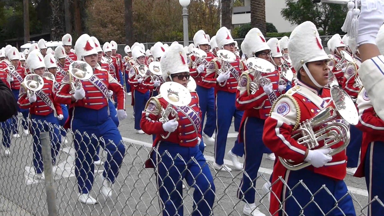 Rose Parade 2017 LAUSD All City Honor Marching Band - YouTube