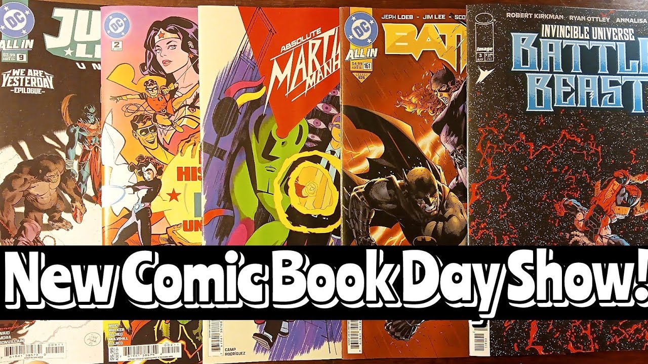 New Comic Book Day Show! Batman Hush 2, Justice League, Battle Beast ...