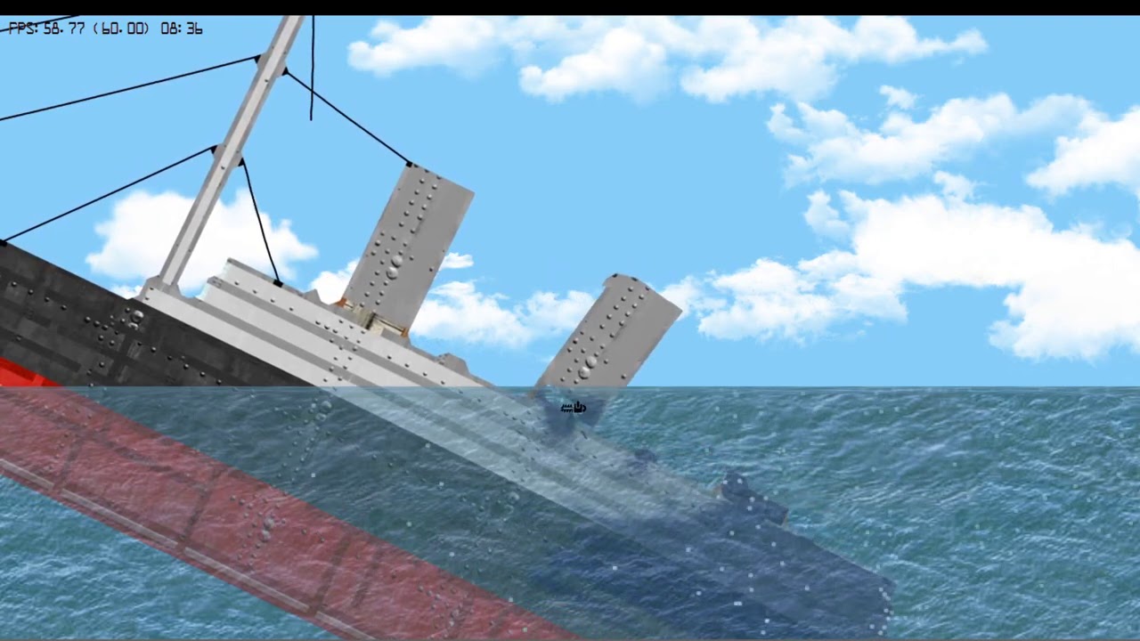 Sinking P.M Oasis in Floating Sandbox - YouTube