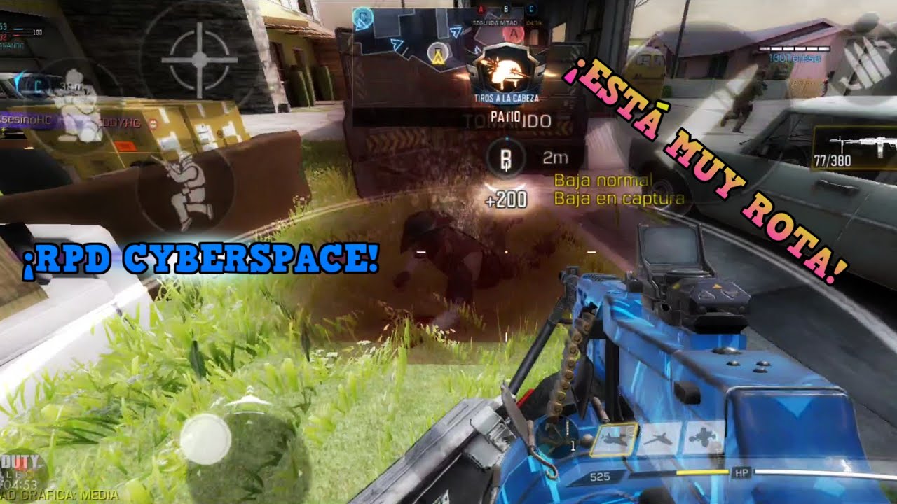 CALL OF DUTY: MOBILE | ¡RPD CYBERSPACE! | ¡LA MEJOR AMETRALLADORA ...