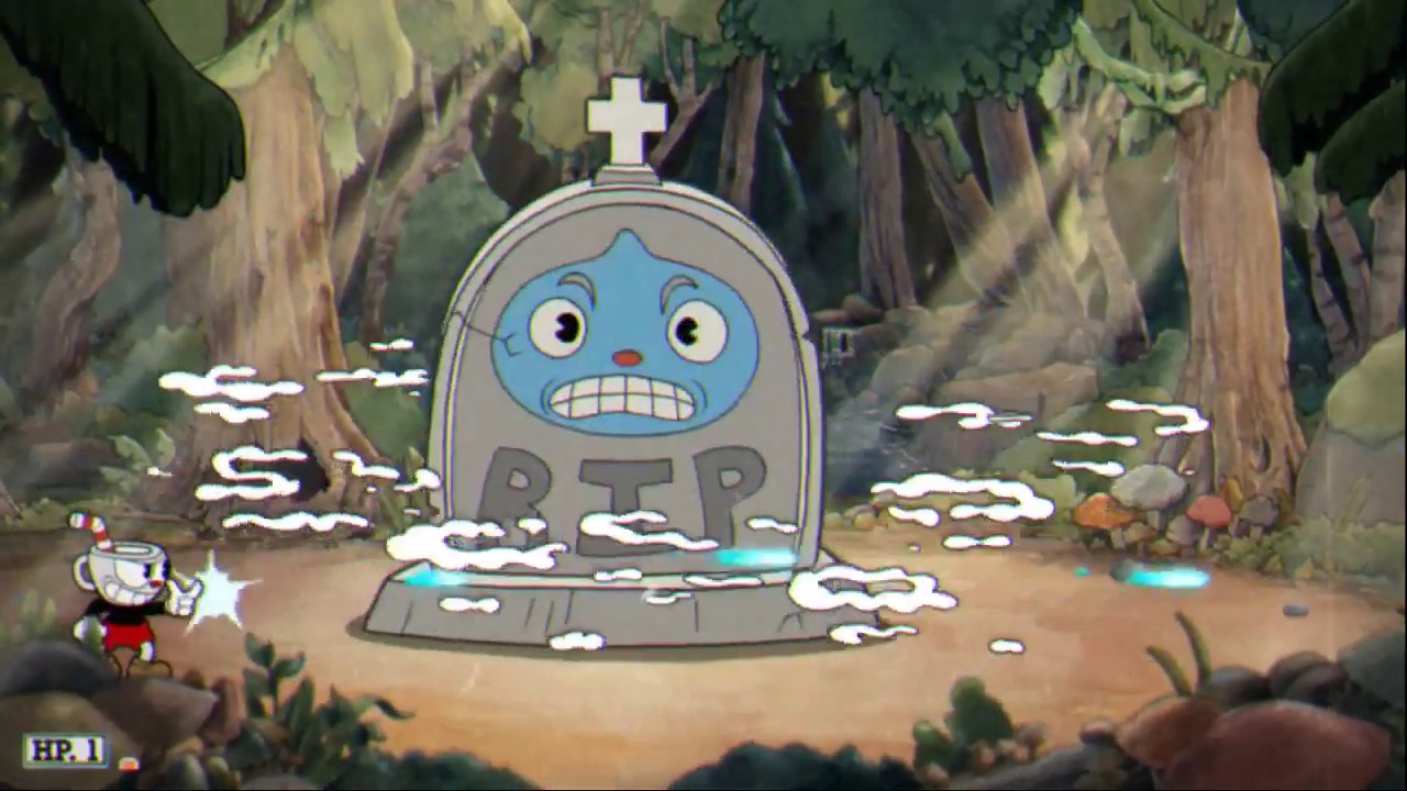 Cuphead Level 3 ( Boss Boxer Slime) (Ruse of an ooze) Difficulty ...