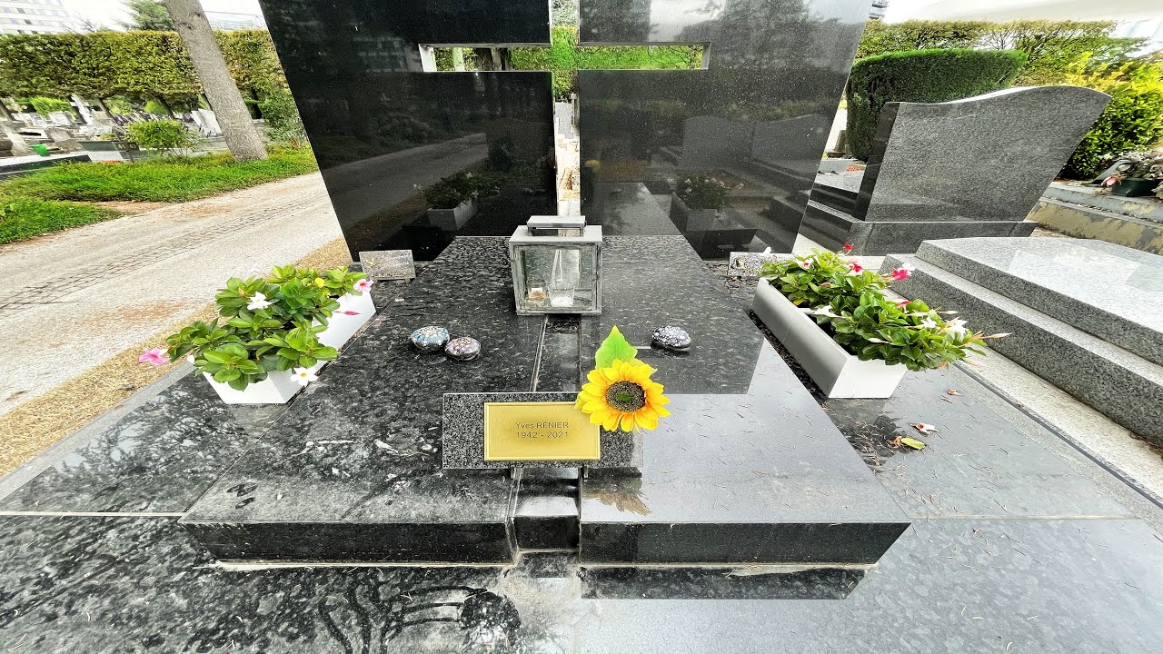 Tombe d’Yves RENIER cimetière nouveau de Neuilly- sur -Seine, Paris ...