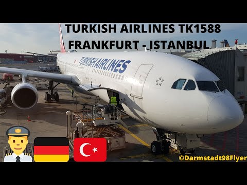 (HD) Flightreport Turkish Airlines A333 Business Class | Frankfurt Istanbul | TK1588 | TC-JOH